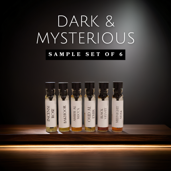 Dark & Mysterious Perfume Oils Sample Pack – Oud Luxury Collection ...